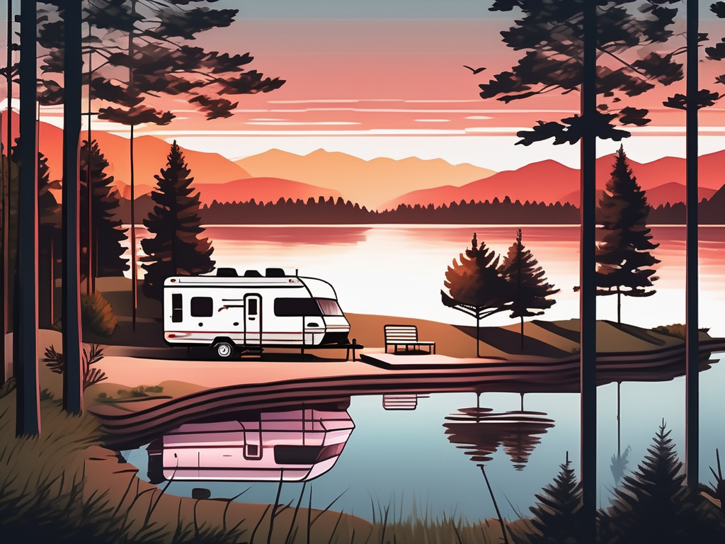 Discover the Serene Beauty of an RV Park with Breathtaking Lake Views ...