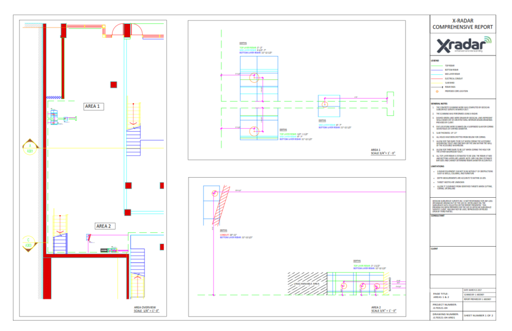 Understanding your Concrete Scan | Xradar Concrete Scanning