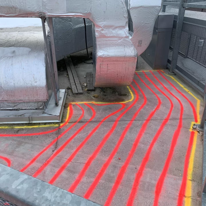 How to locate radiant heating lines using Xradar
