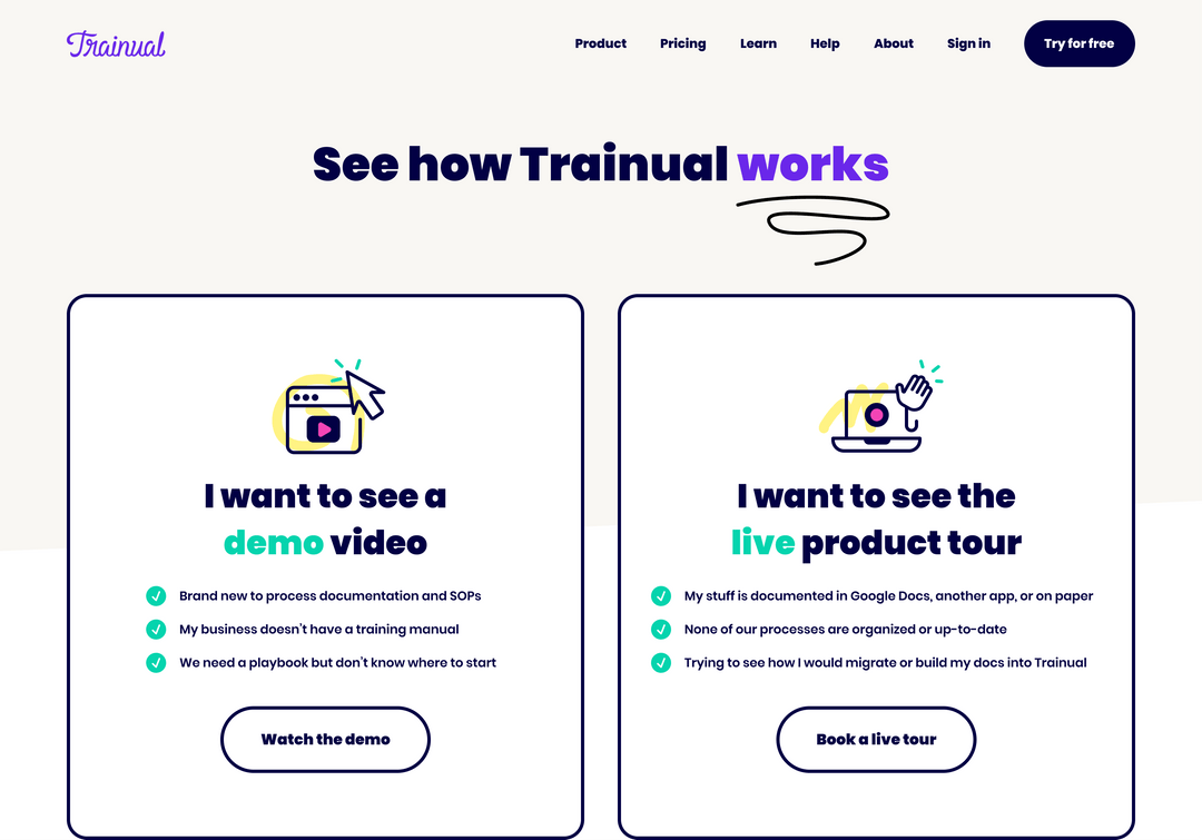 Trainual - Brass Hands