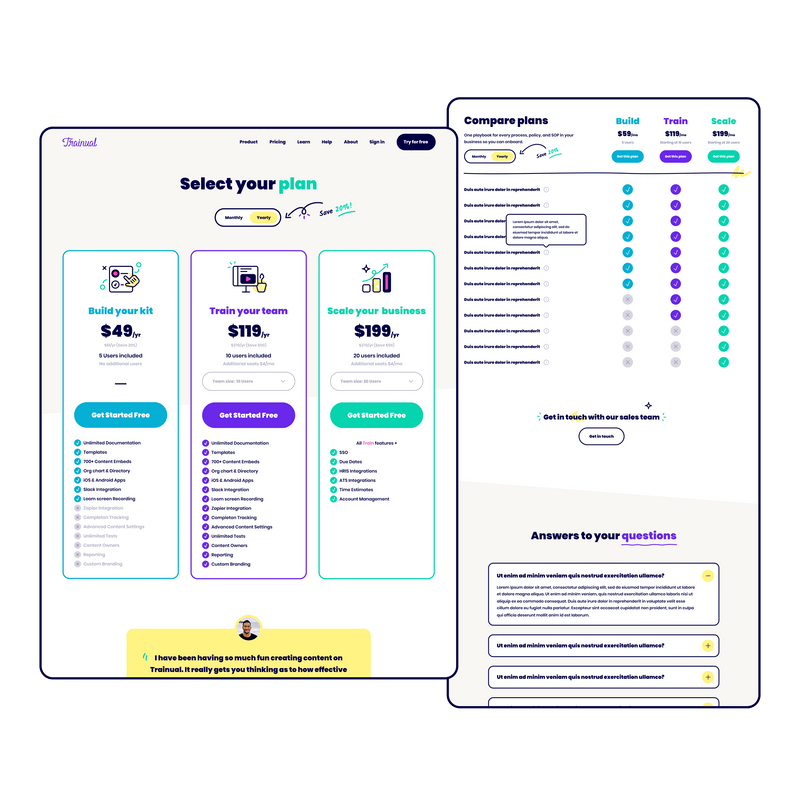 Trainual - Brass Hands