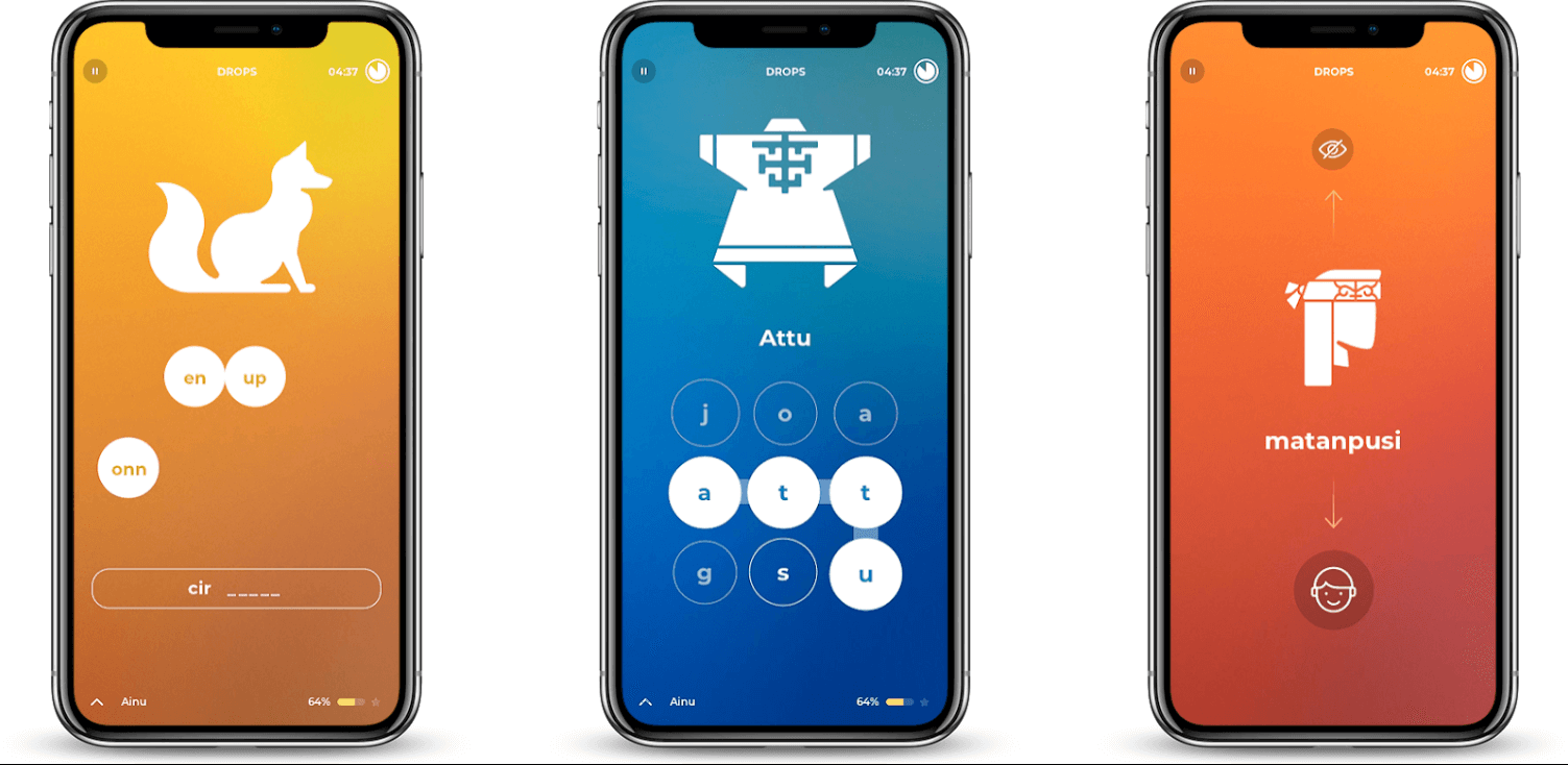 Learn Ainu with Drops