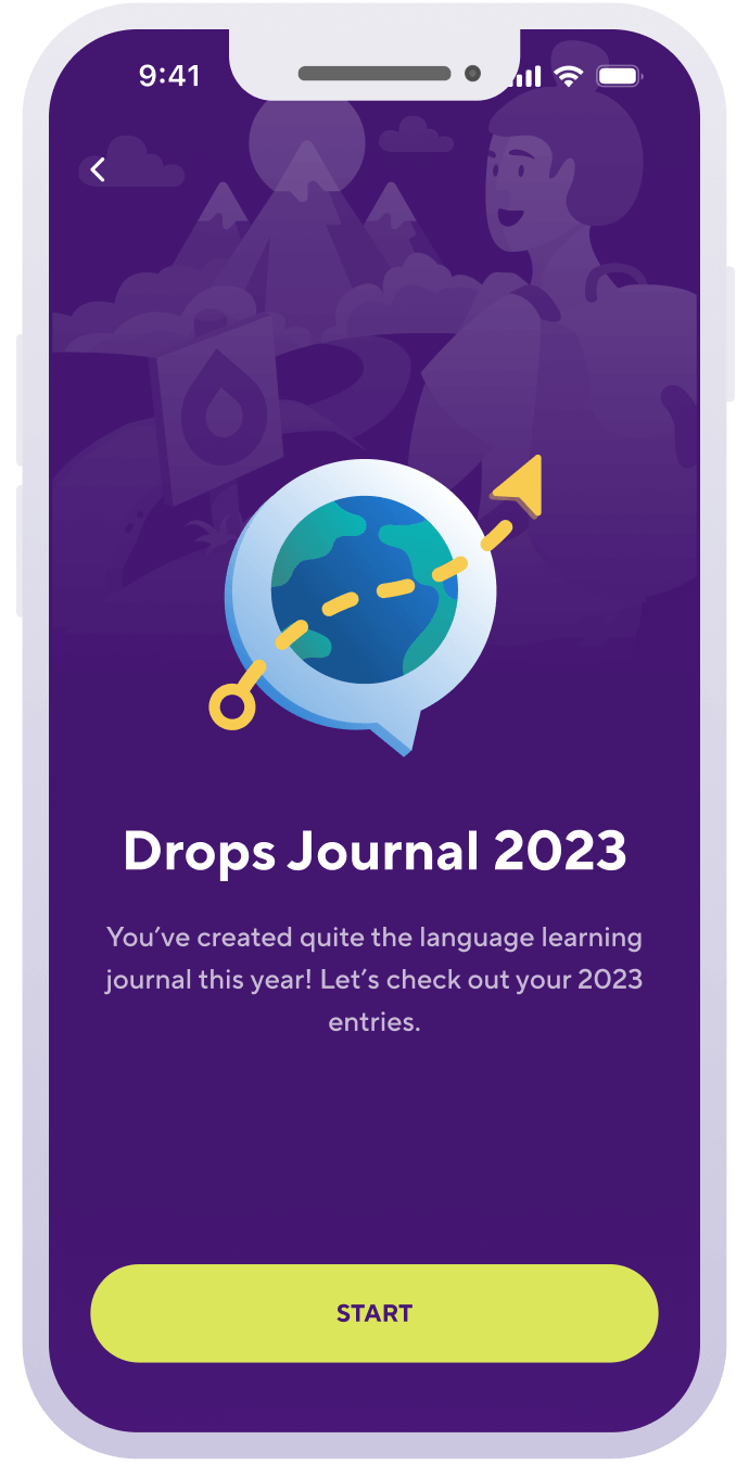 Drops Journal: Your Language Learning Stats 2023
