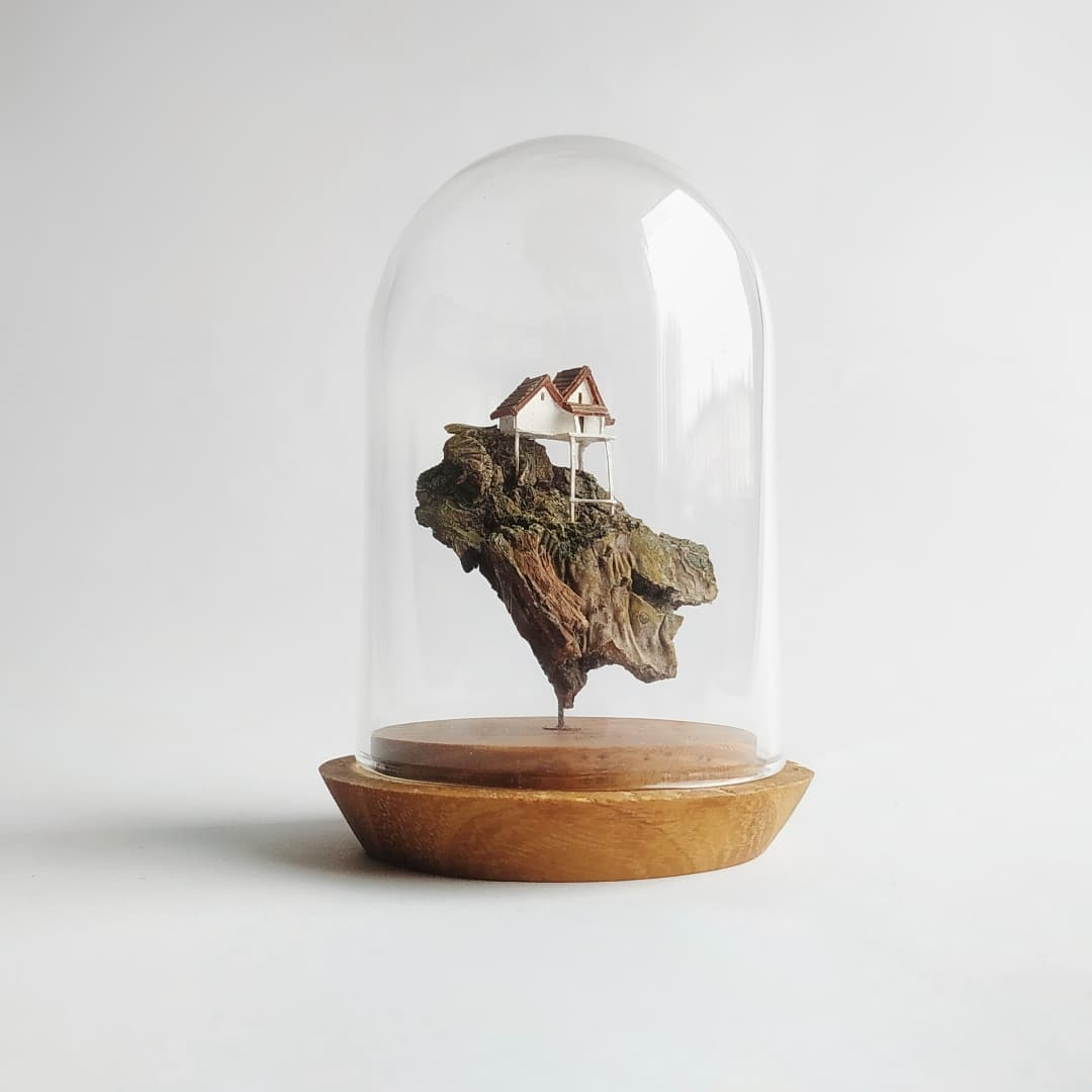 These miniature sculptures bring fantasy worlds into your home ...