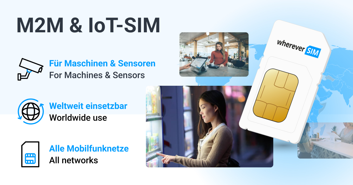 M2M SIM card for payment terminals - wherever SIM
