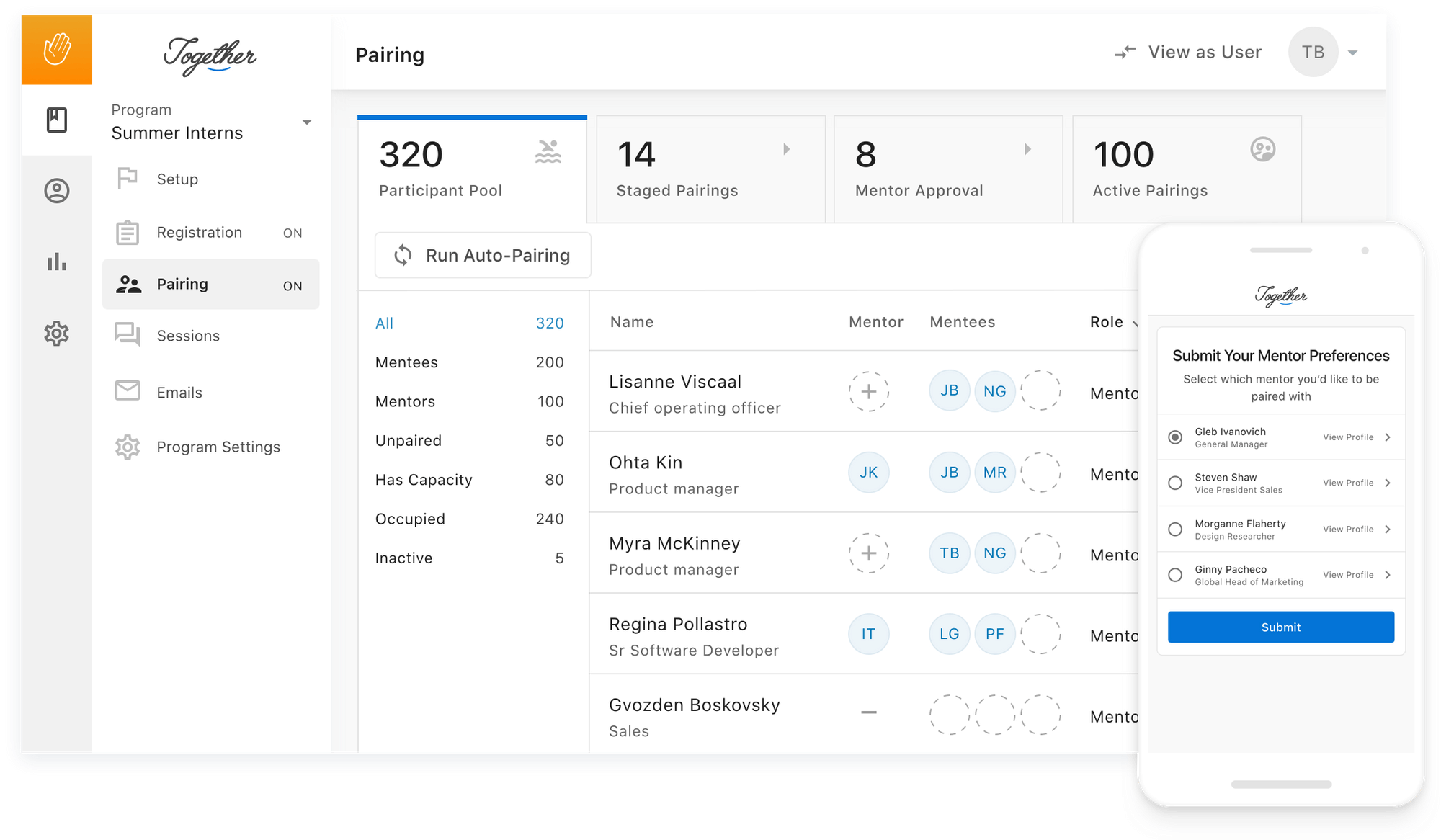 Best Mentoring Platform Together Mentorship Software