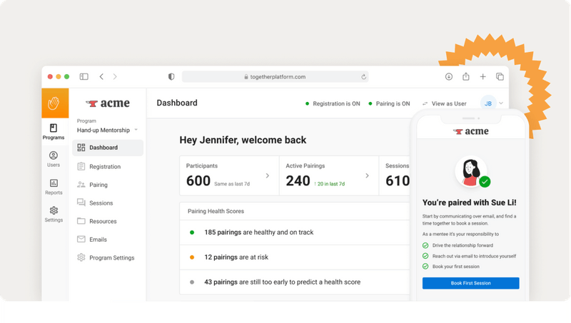 Employee Connection Platform | Together Mentoring Software