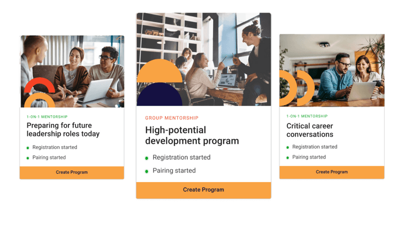 Run a high potential leadership program | Together Mentoring Software