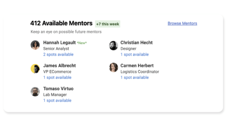 How mentor matching software works | Together Mentoring Software