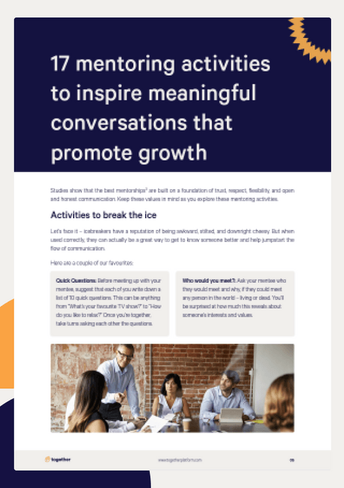 17 Creative mentoring activities | Together Software