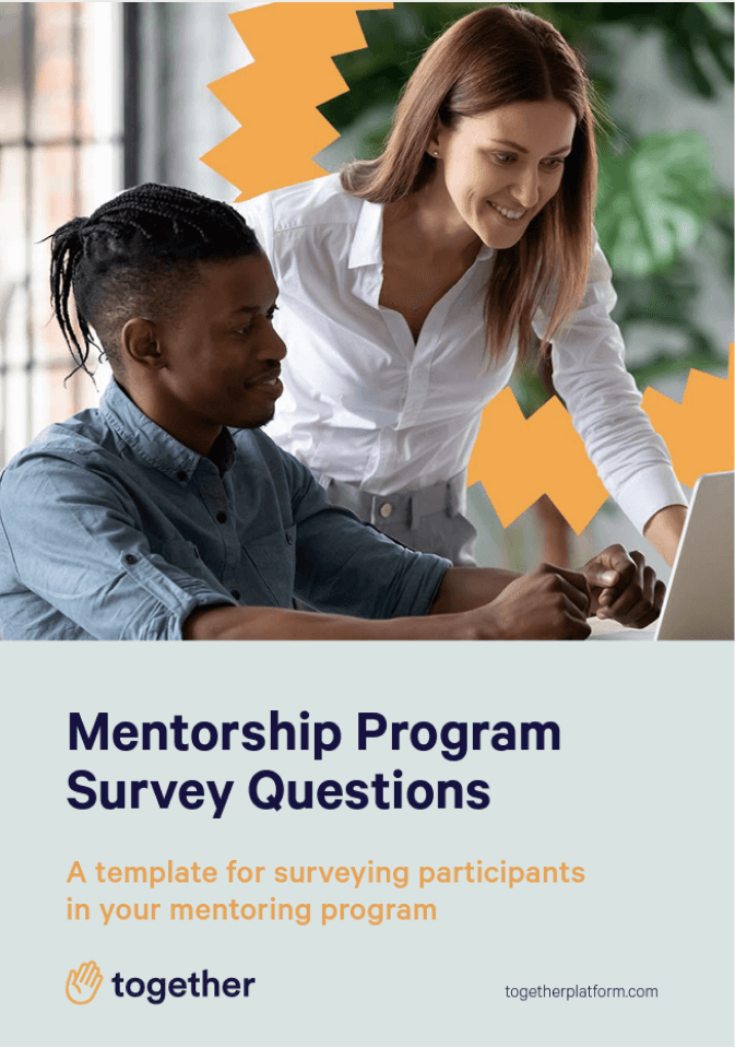 Mentorship program survey questions template | Thank you