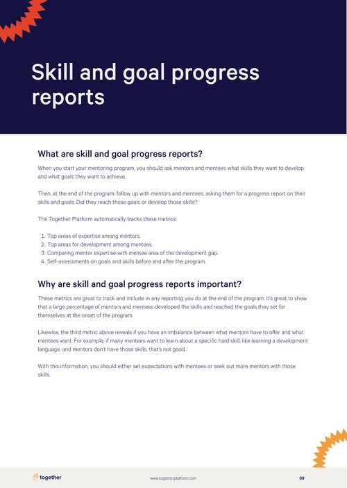 5 Metrics to track in your mentoring program | Together Software