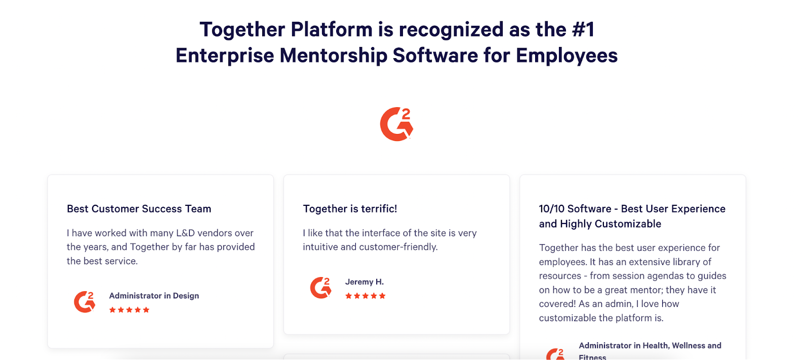 Best Features of Together Mentoring Software | Together Mentoring Software