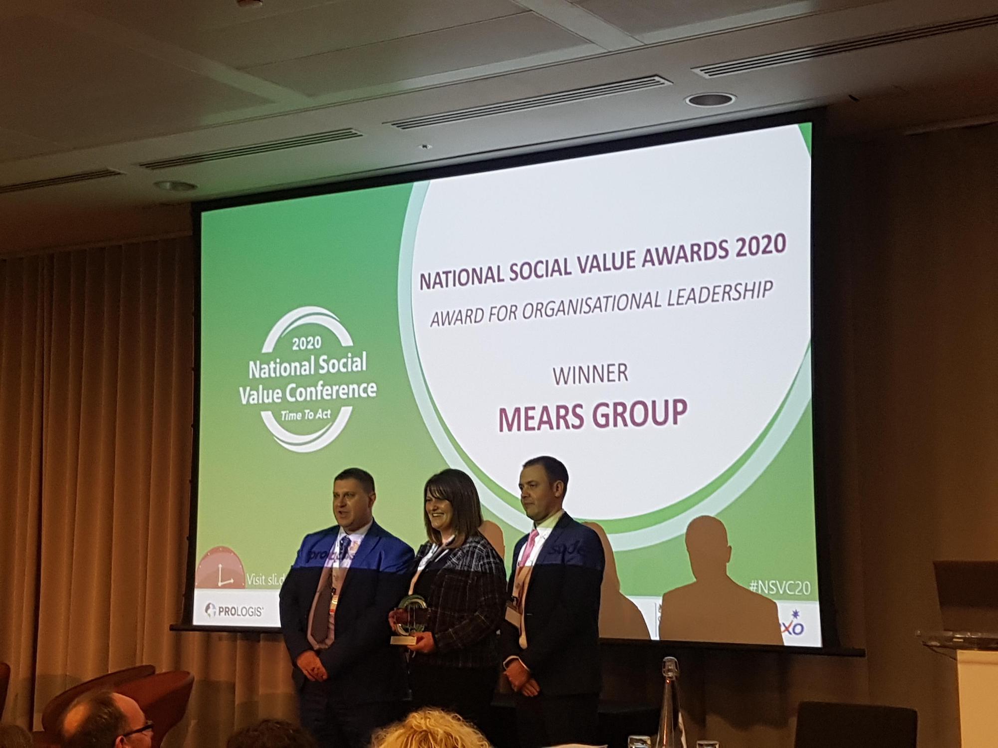 Mears Wins Top Award at National Social Value Awards | Mears Group PLC