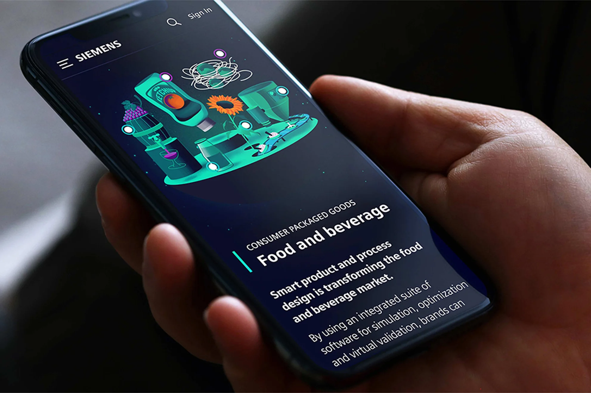 Siemens: an interactive web-based experience
