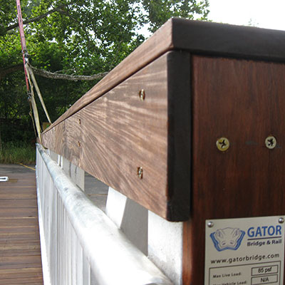 Aluminum Pedestrian Bridges for Schools, Parks & Municipalities - ADA ...