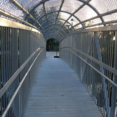 Aluminum Pedestrian Bridges for Schools, Parks & Municipalities - ADA ...