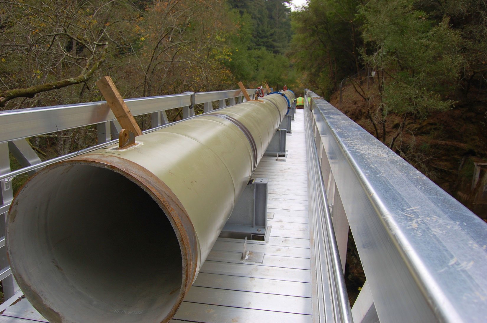 Los Gatos Pipe Utility Bridge | CMI Case Studies