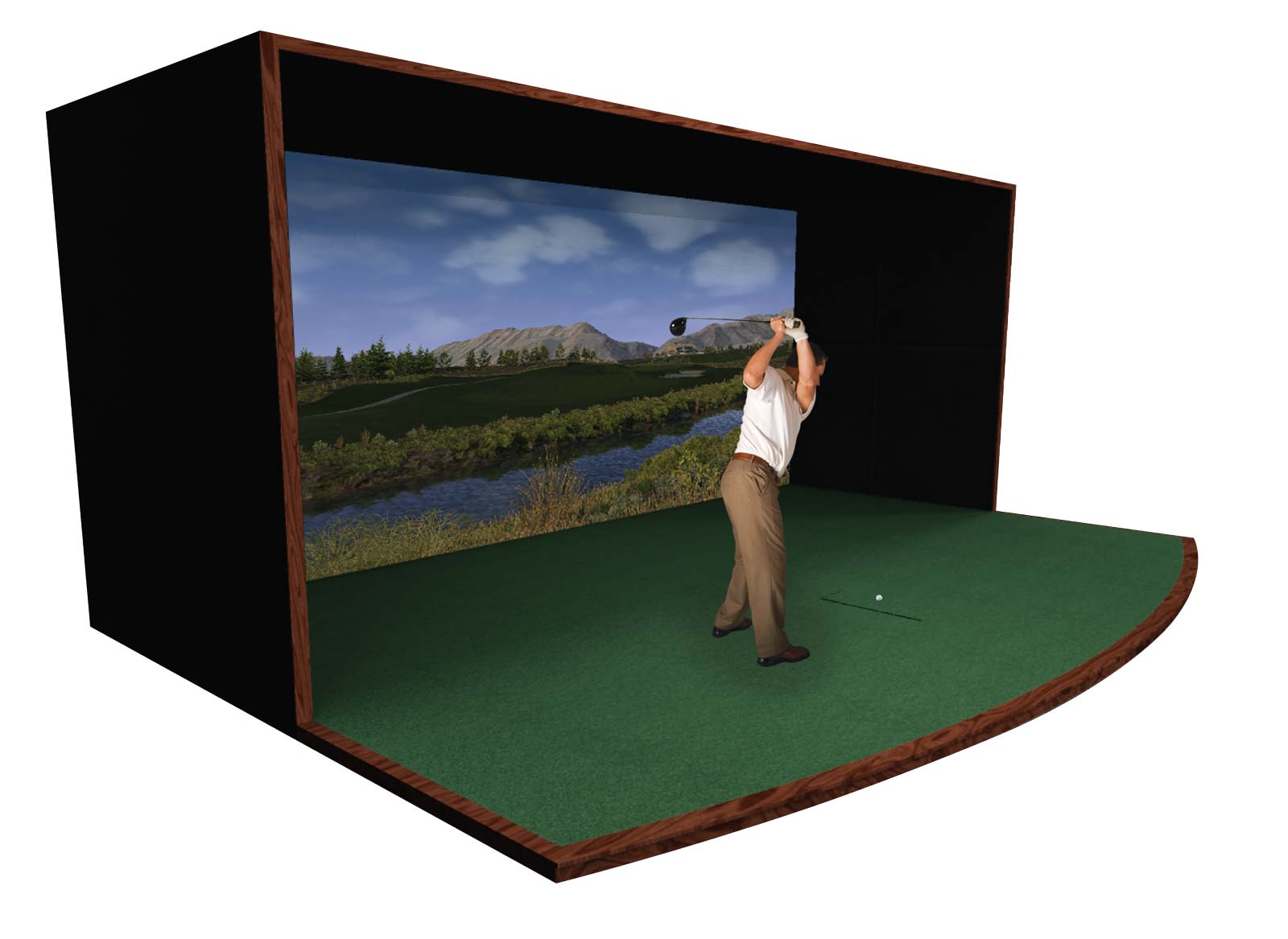 Horizon Golf Simulator - Widescreen Immersion