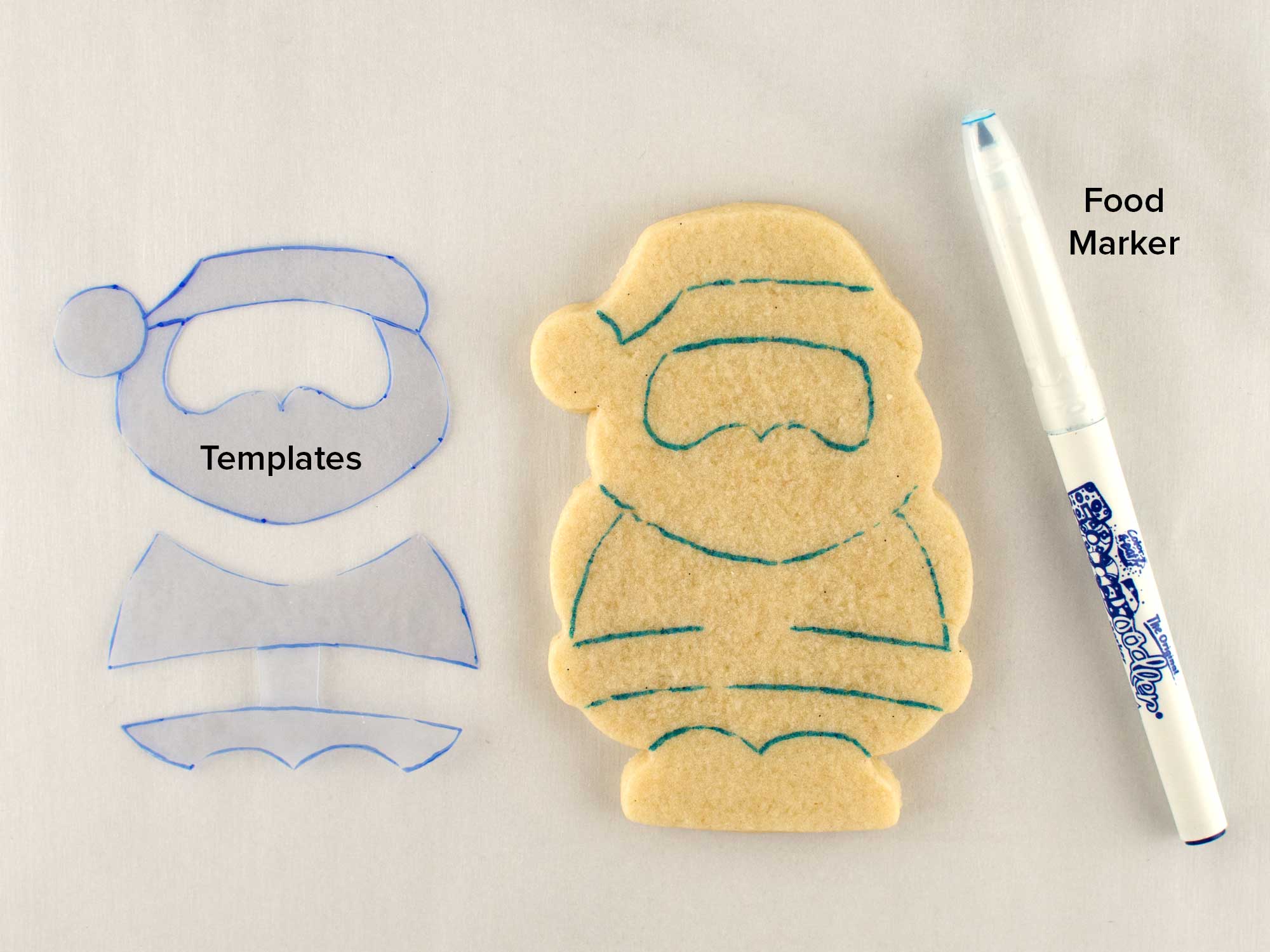 How to Make Santa Claus Cookies