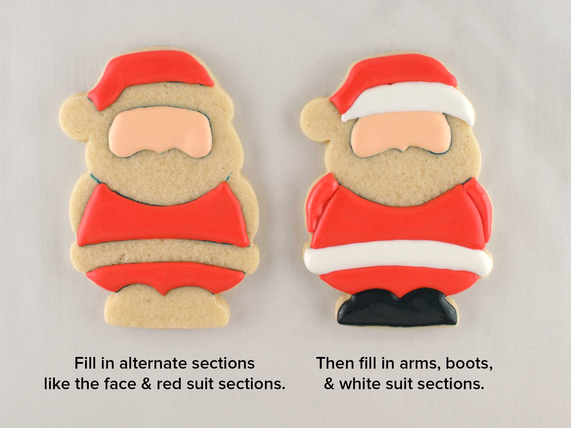 How to Make Santa Claus Cookies