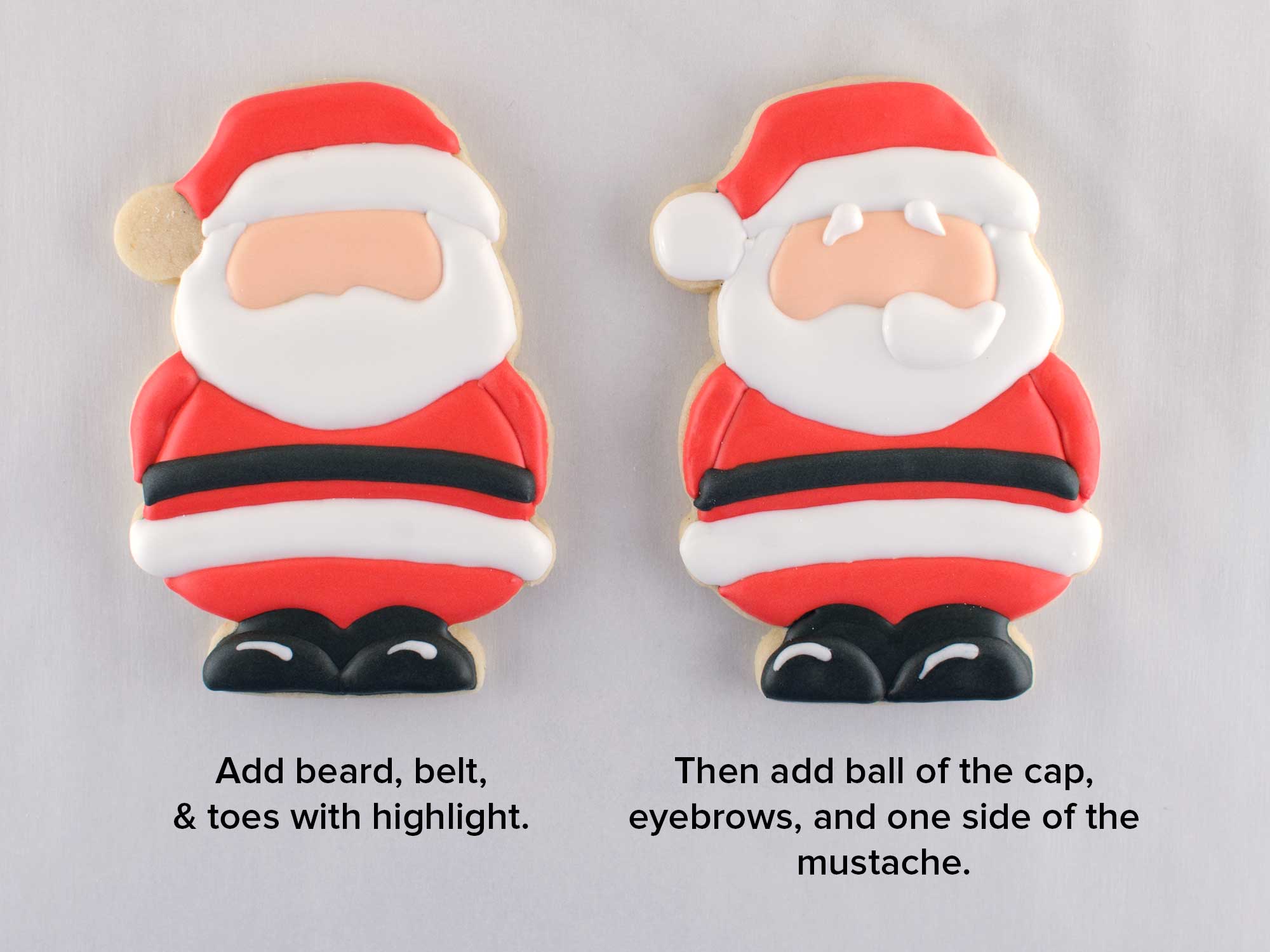How to Make Santa Claus Cookies