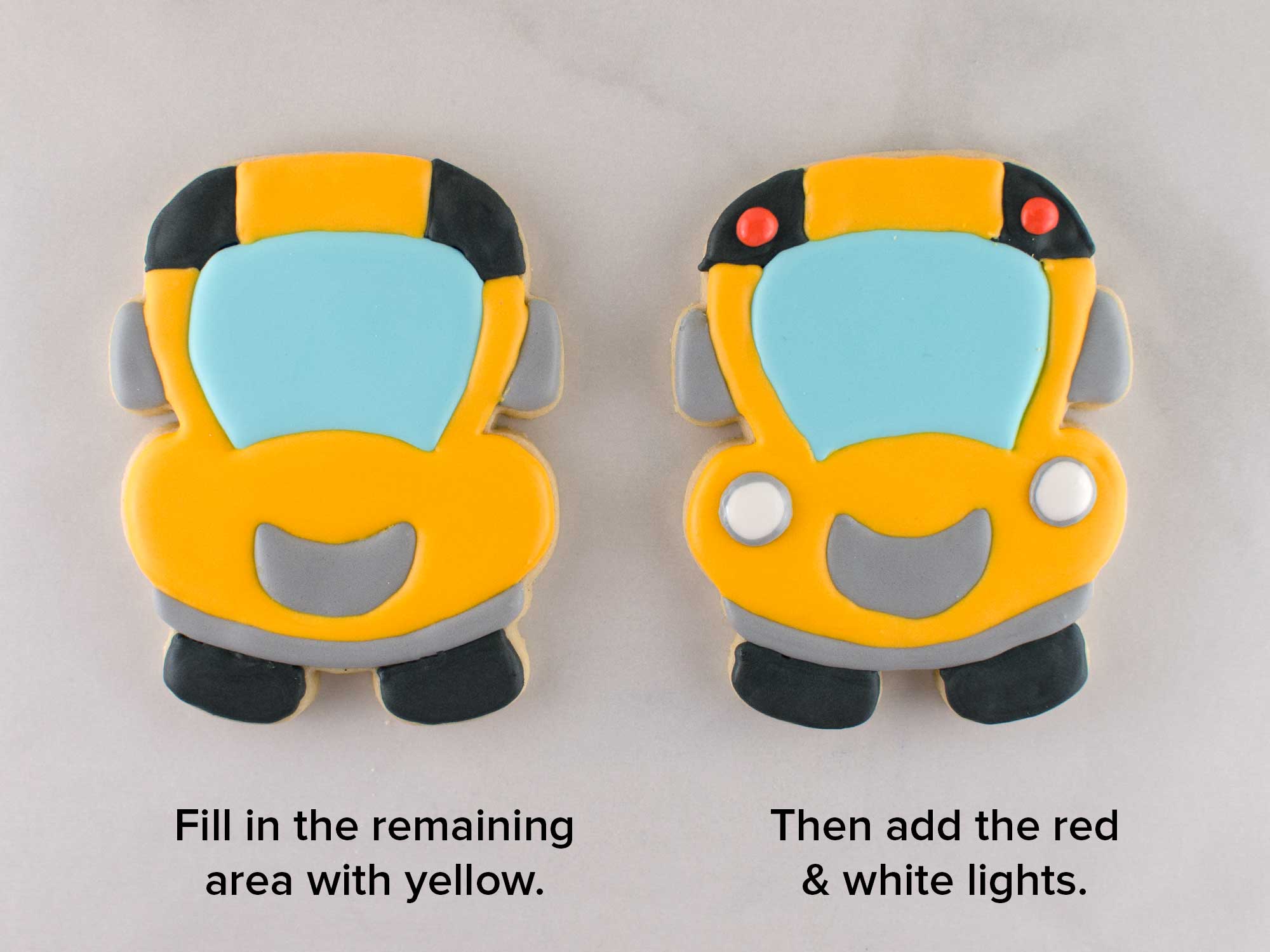 How to Make School Bus Cookies