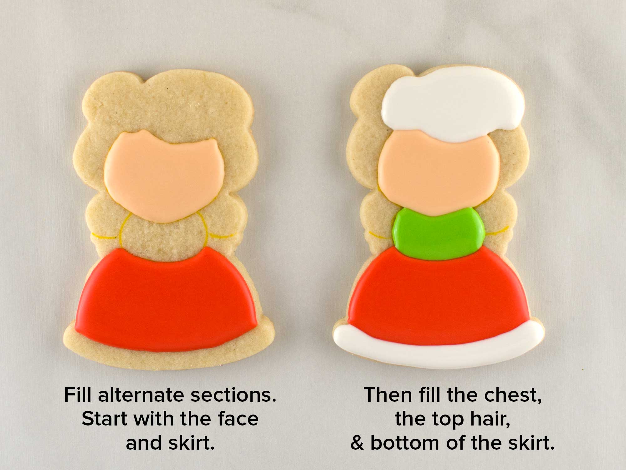 How to Make Mrs. Claus Cookies