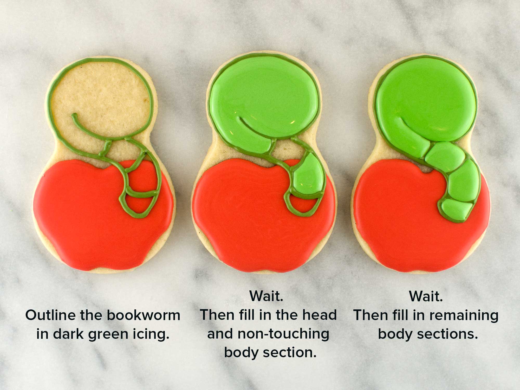 How to Make Apple Bookworm Cookies