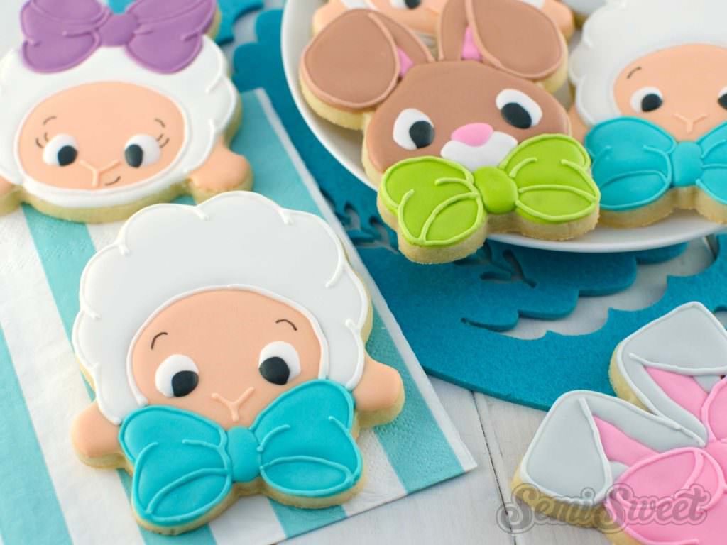 How to Make Bow Tie Lamb Cookies