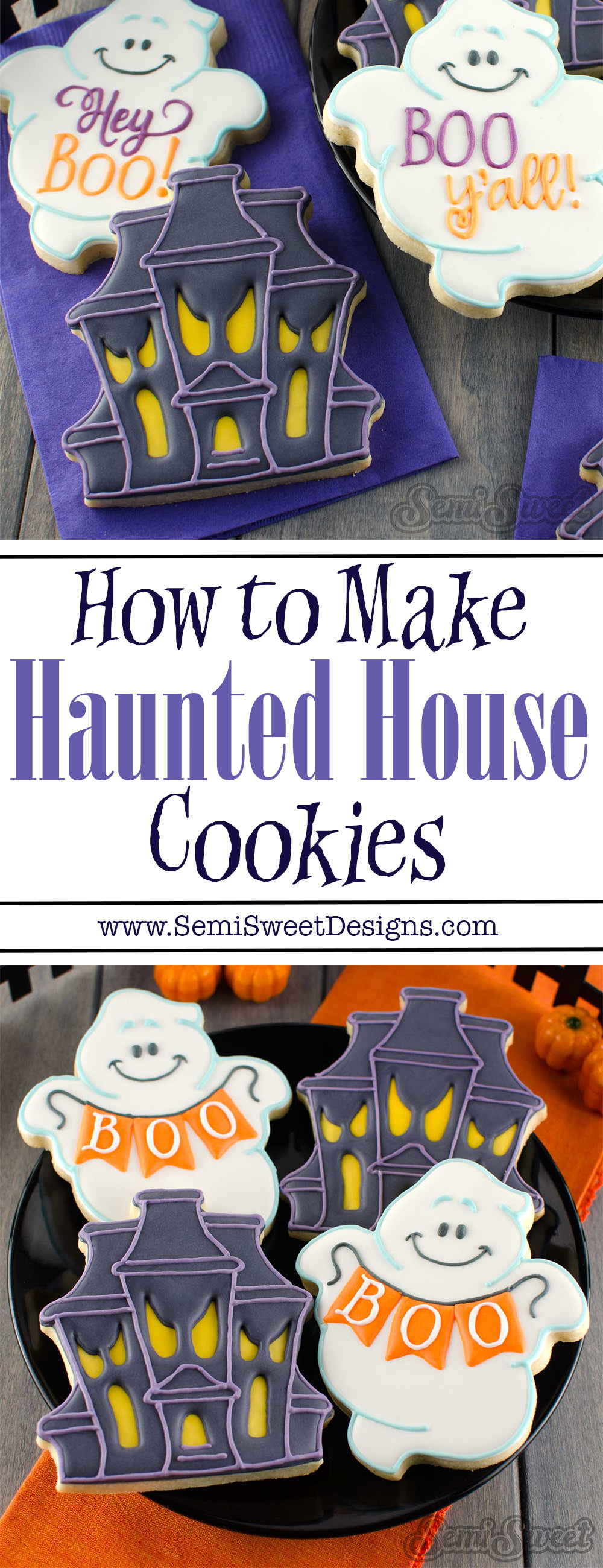 How to Make Haunted House Cookies