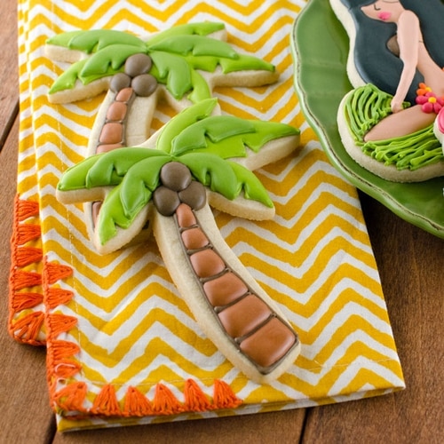 How to Make Sturdy Palm Tree Cookies