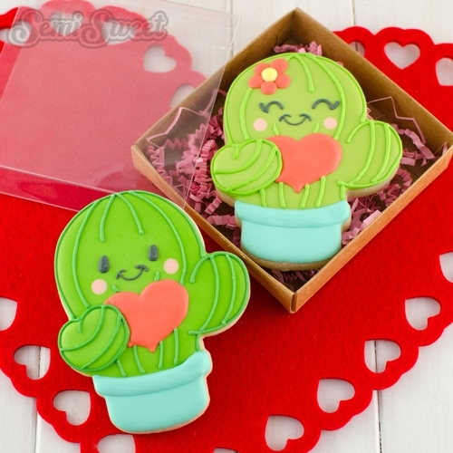 Pop Art Valentine Cookies