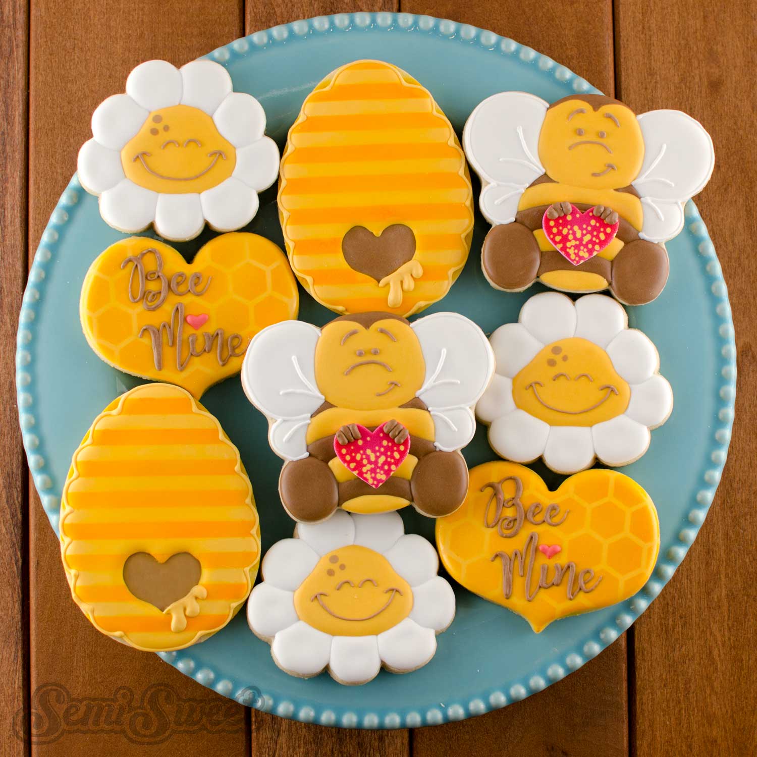 Pop Art Valentine Cookies