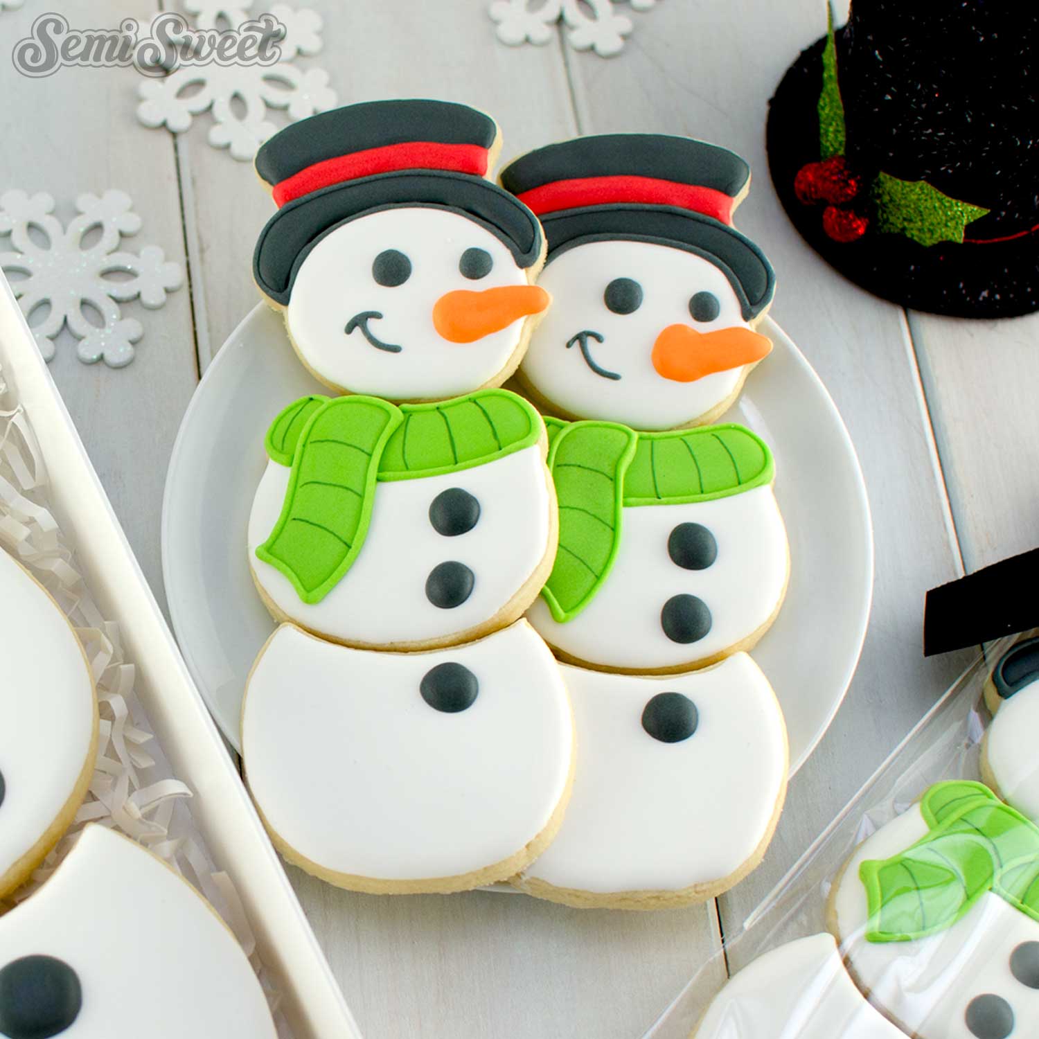 How to Make Snowman Cookies