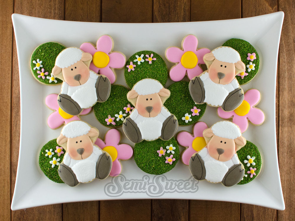 Easter Lamb Cookies