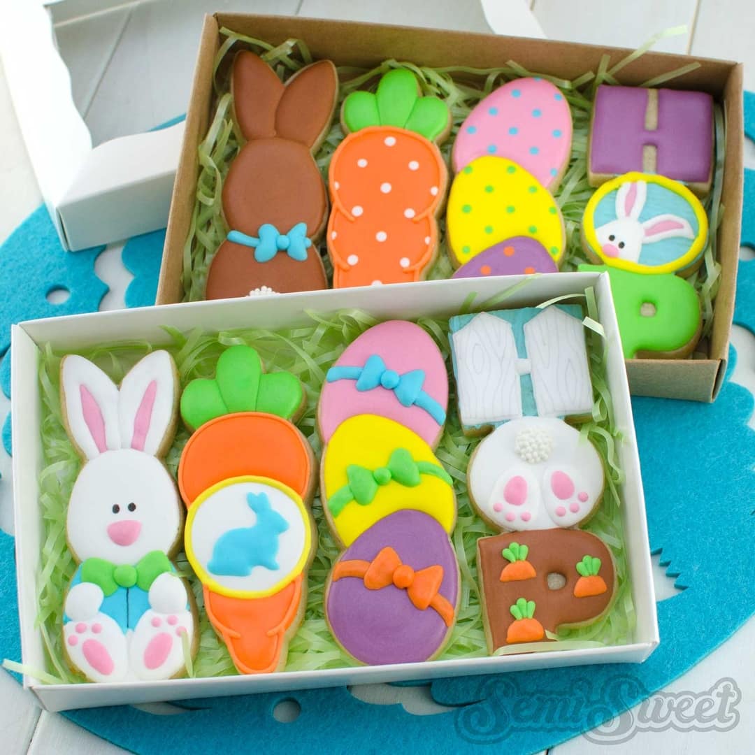 How to Make an Easter Basket Cookie Set