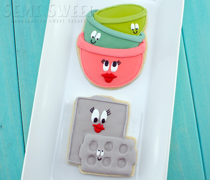 Mother's Day Baking Themed Cookies