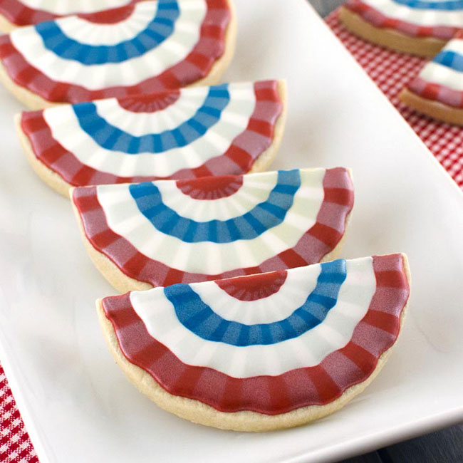 Patriotic Barn Star Cookies