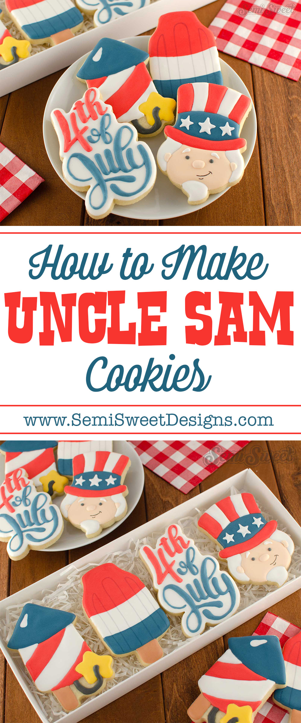 How to Make Uncle Sam Cookies