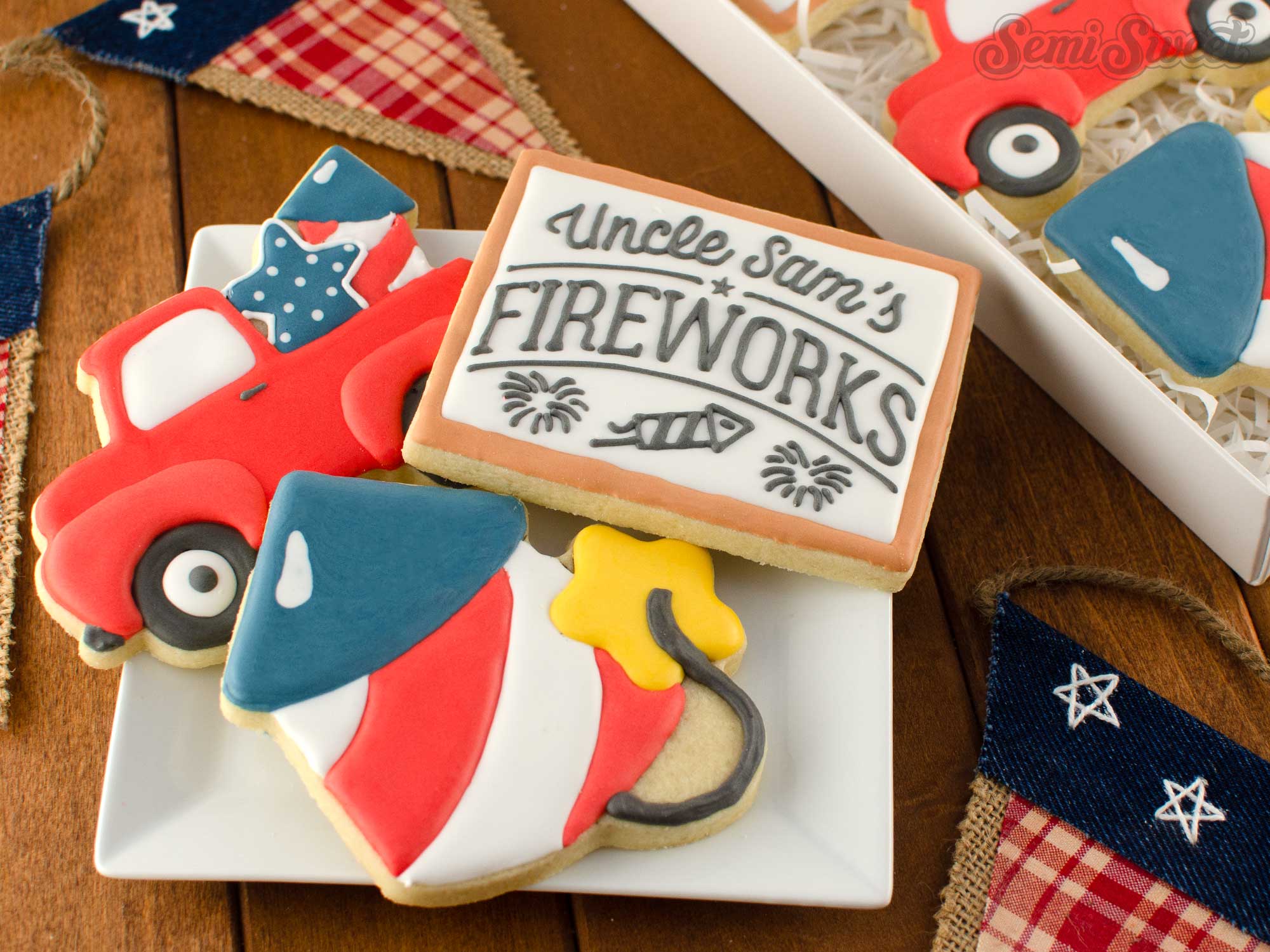 How to Make Fireworks Cookies