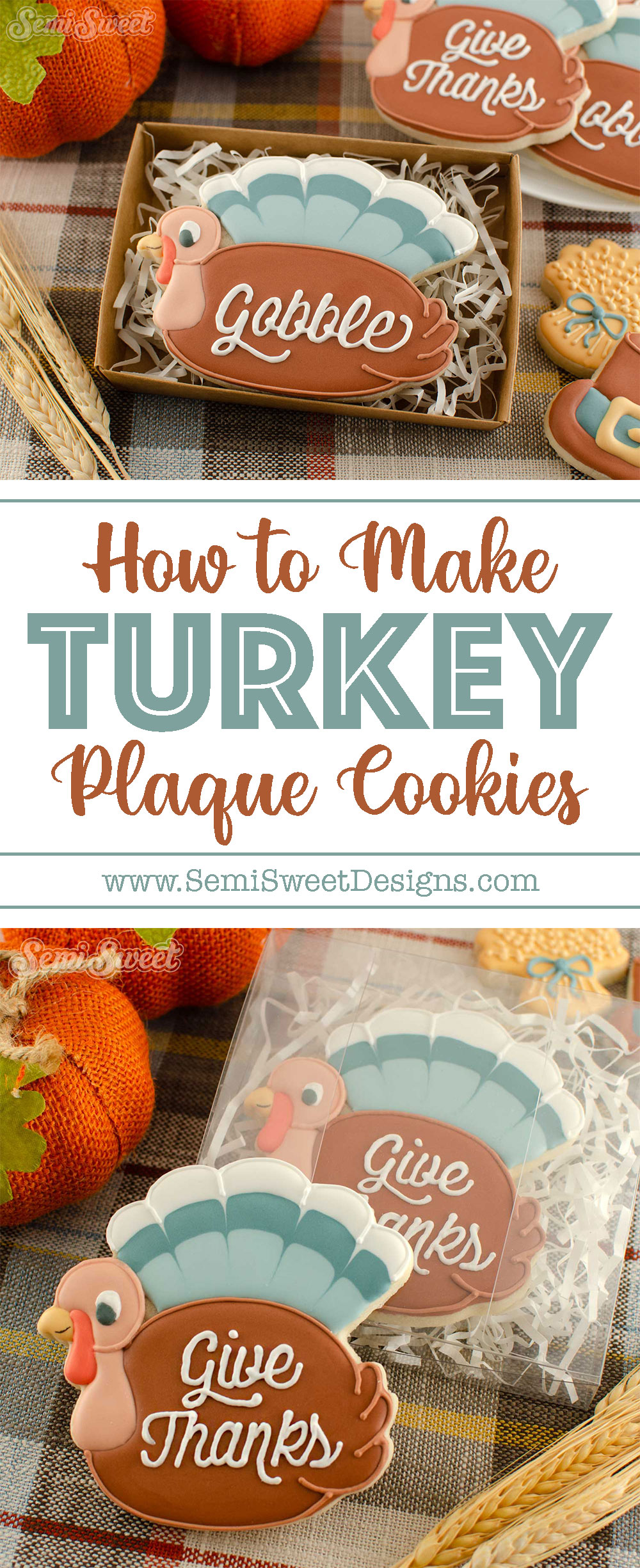 How to Make Turkey Plaque Cookies