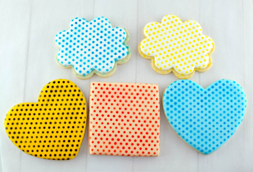 Pop Art Valentine Cookies