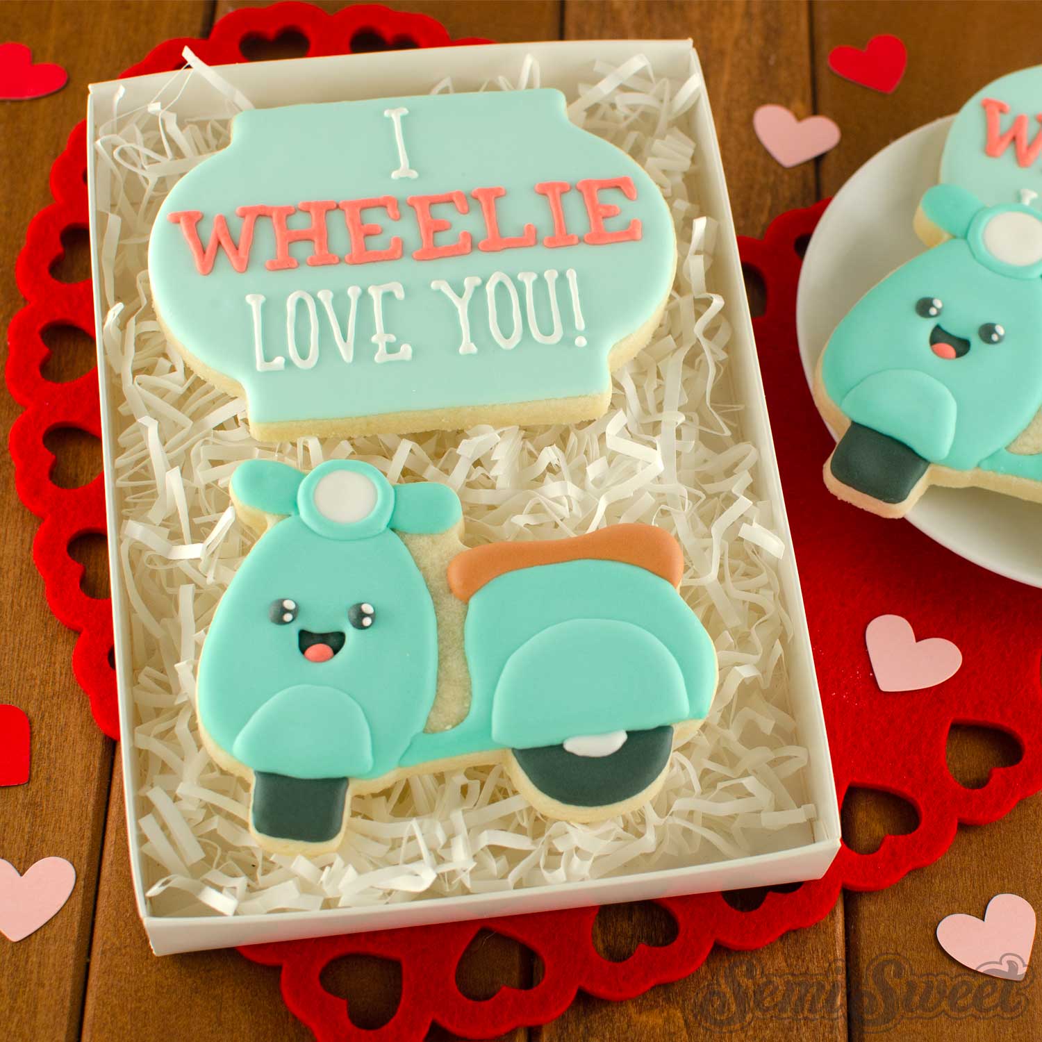 Valentine Pun Cookies