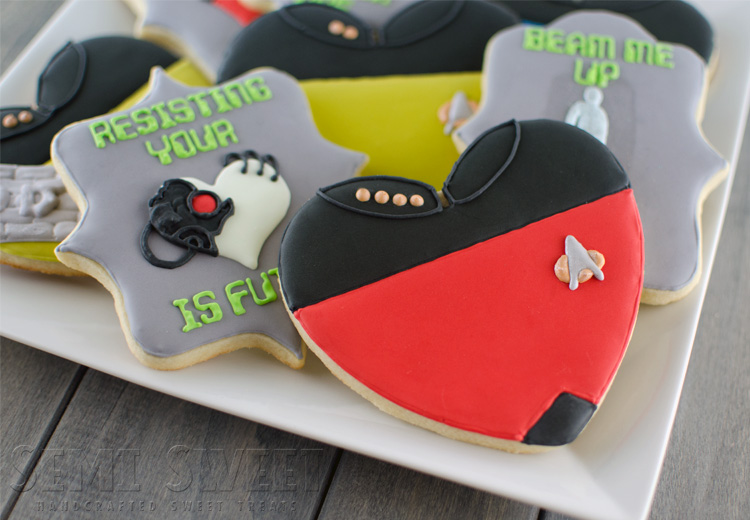 Star Trek Valentine Cookies and Giveaway