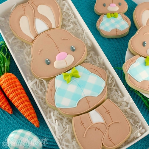 How to Make an Easter Basket Cookie Set