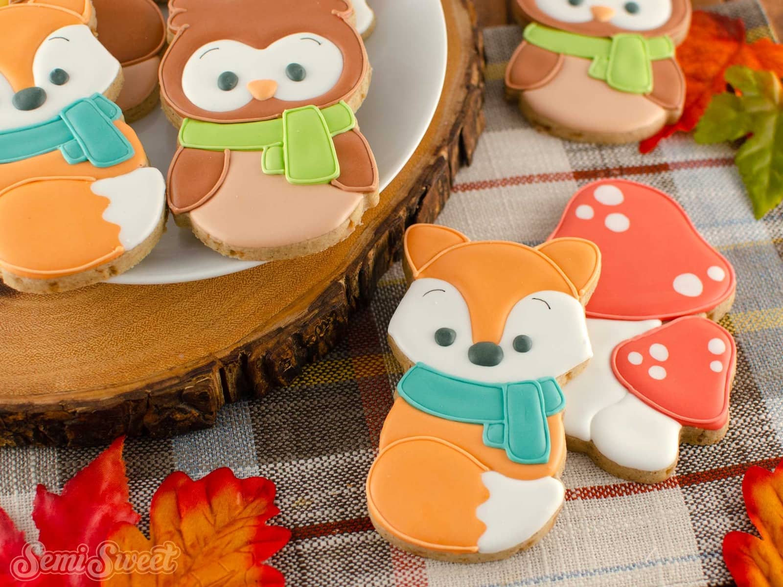 How to Make Autumn Fox Cookies