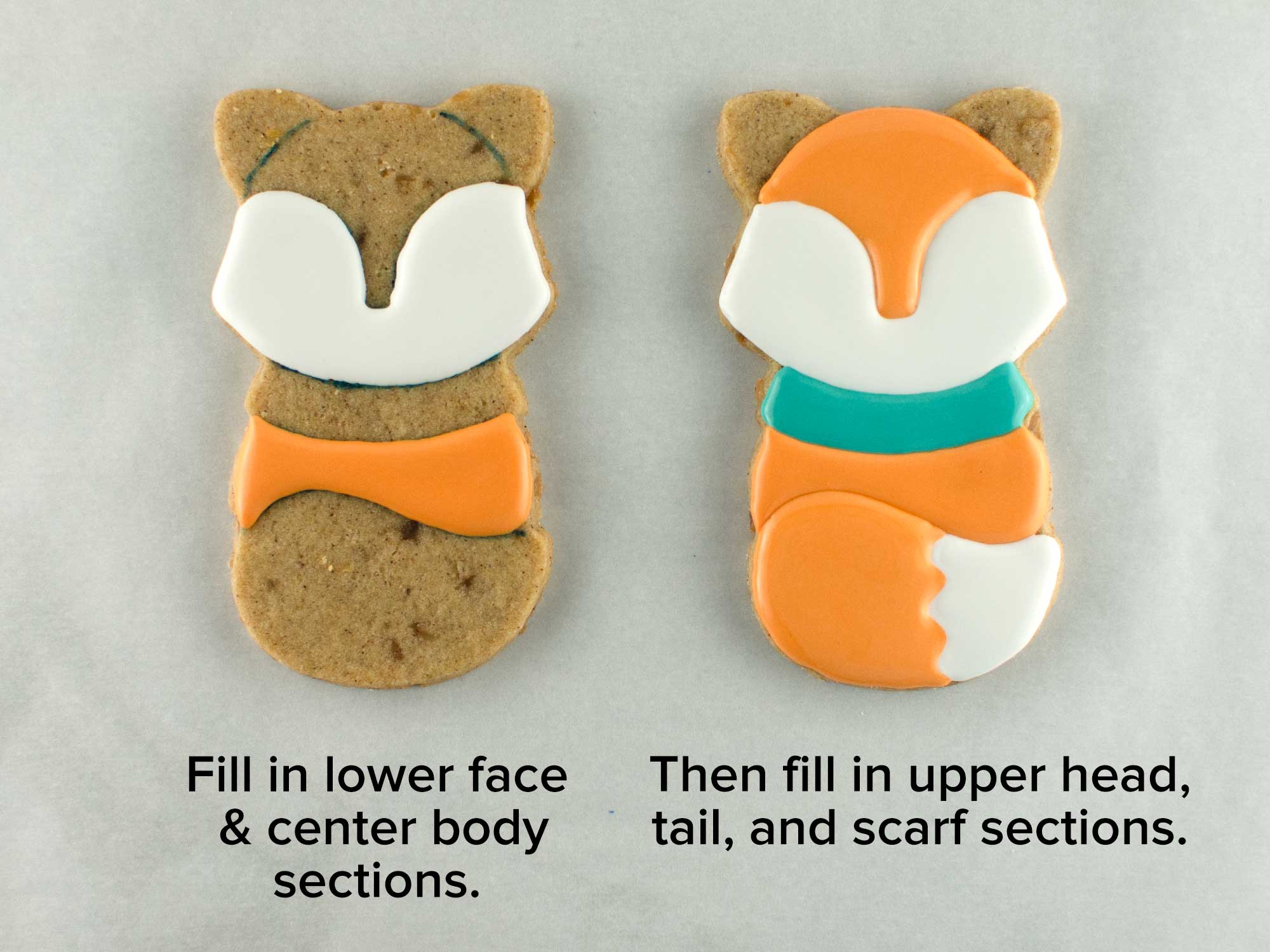 How to Make Autumn Fox Cookies