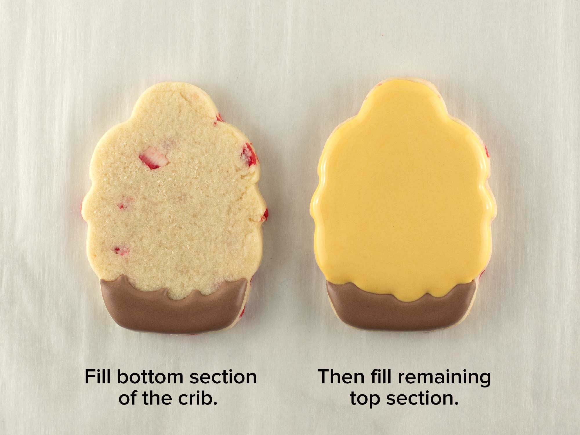 Decorating a Minimalist Nativity Cookie Set for Christmas