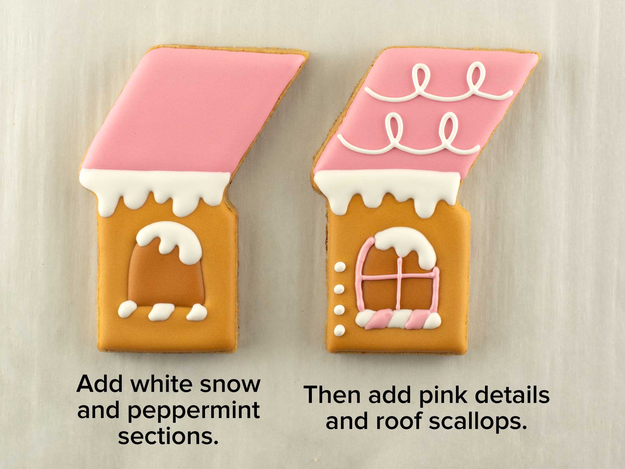 Decorate a Gingerbread House Cookie Set for Christmas